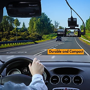 Dash Cam 4K Front and Rear 2K, Full HD Dash Camera for Cars, Free 32GB SD Card, 2.2” IPS Screen, Night Vision, 170°Wide Angle, Loop Recording, 24H Parking Mode