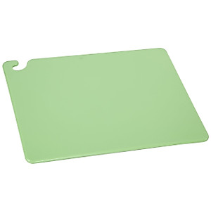 San Jamar - CB182412GN CB182412 Cut-N-Carry Co-Polymer Cutting Board, 24" Length x 18" Width x 1/2" Thick, Green
