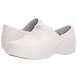 Easy Works Women's Kris Health Care Professional Shoe, White, 8