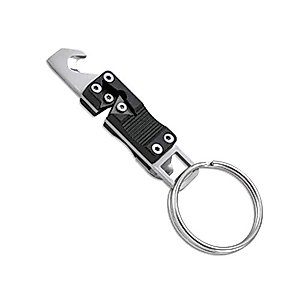 CRKT Micro Tool & Key Chain Sharpener: Multi-Tool for Everyday Carry, Seatbelt Cutter, Knife Sharpener, Bottle Opener 9096