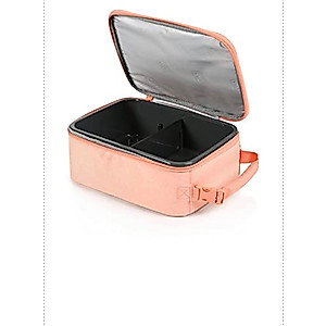 Fulton Bag Co. Thermal Insulated Zippered Lunch Bag Box (Upright) Hardbody Sturdy (Cantaloupe)