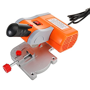 LuckyHigh Mini Benchtop Cut-Off Miter Saw 2" Blade 1/2" Cutting Depth Mini Bench Cutting Metal Wood Plastic