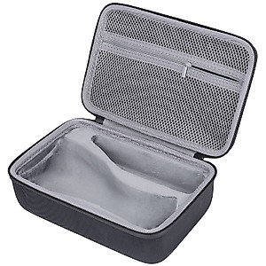 co2CREA Hard Case Replacement for Waterpik Cordless Advanced Water Flosser WP-580 WP-582 WP-583 WP-587 (Black Case)