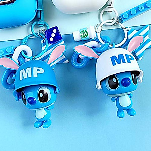 Compatible with Galaxy Buds Pro Case(2021)/Galaxy Buds Live(2020) Case Cover Accessory with Doll, Case Cover for Samsung Galaxy Buds Pro