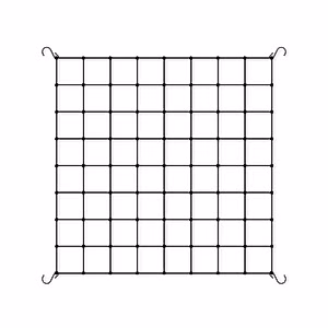 AC Infinity Grow Tent Trellis Netting 4x4', Heavy-Duty Elastic Plant Net with Steel Hooks, Flexible Hydroponics Support for Grow Tents, Gardening, and Horticulture
