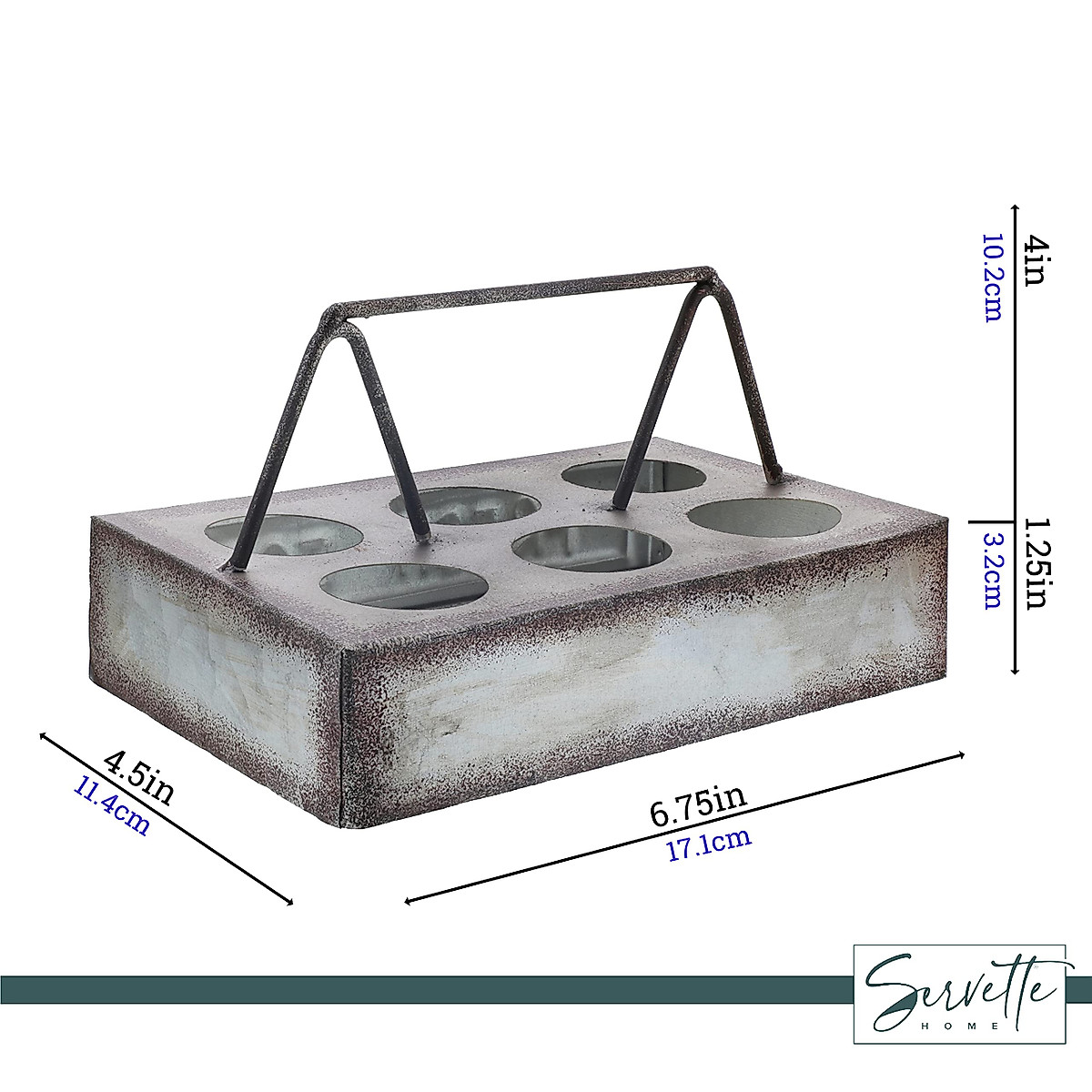Metal 6 Egg Holder for Fresh Eggs