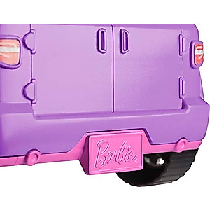 Barbie Toy Car, Purple Off-Road Vehicle with 2 Pink Seats and Treaded, Rolling Wheels