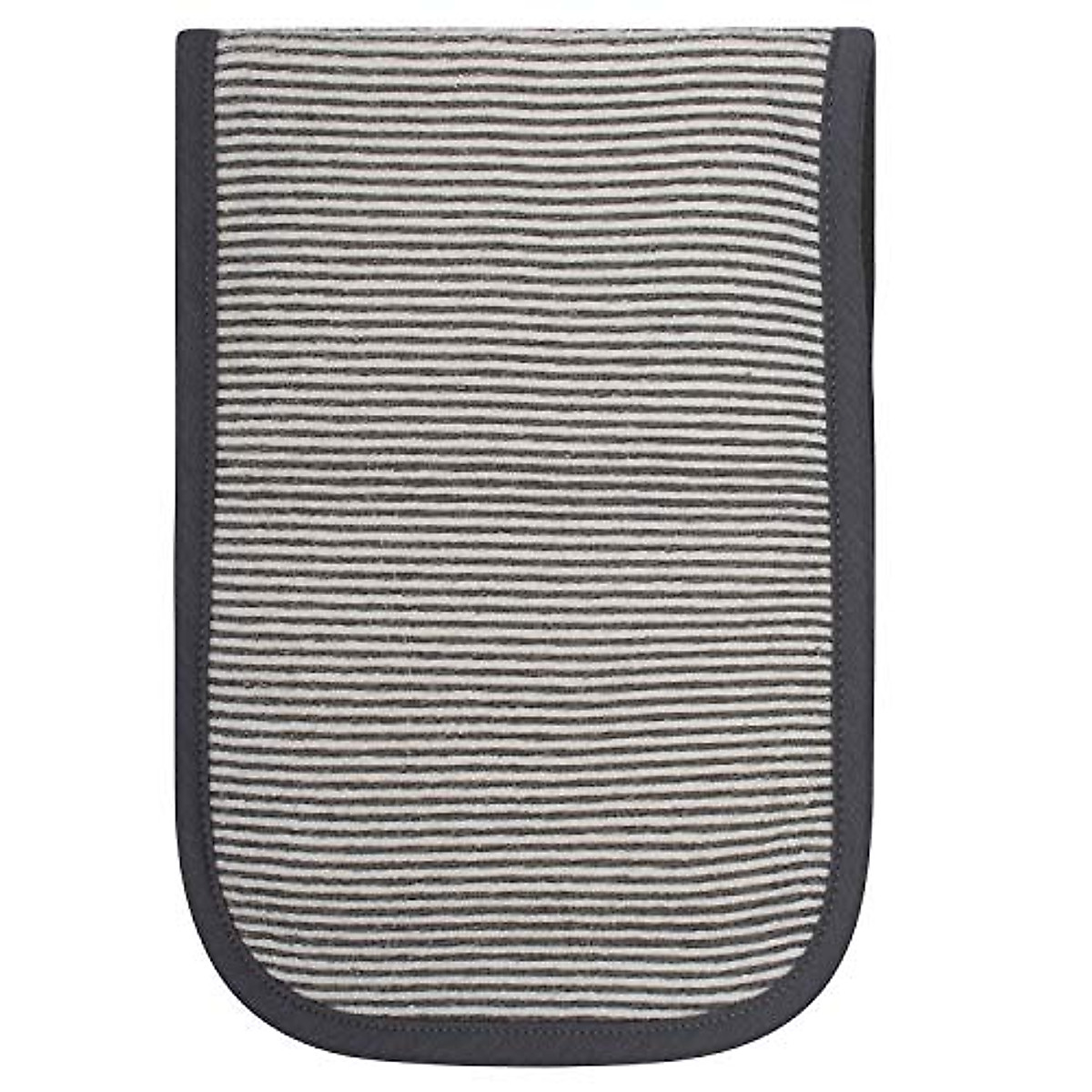 Grow by Gerber Baby Boys 4-Pack Terry Burp Cloths, Grey/Ivory/Orange, One Size