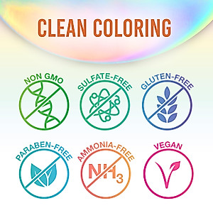 Punky Flame Semi Permanent Conditioning Hair Color, Non-Damaging Hair Dye, Vegan, PPD and Paraben Free, Transforms to Vibrant Hair Color, Easy To Use and Apply Hair Tint, lasts up to 35 washes, 3.5oz