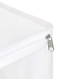 Amazon Basics Clear Zippered Organizers, 3-Pack