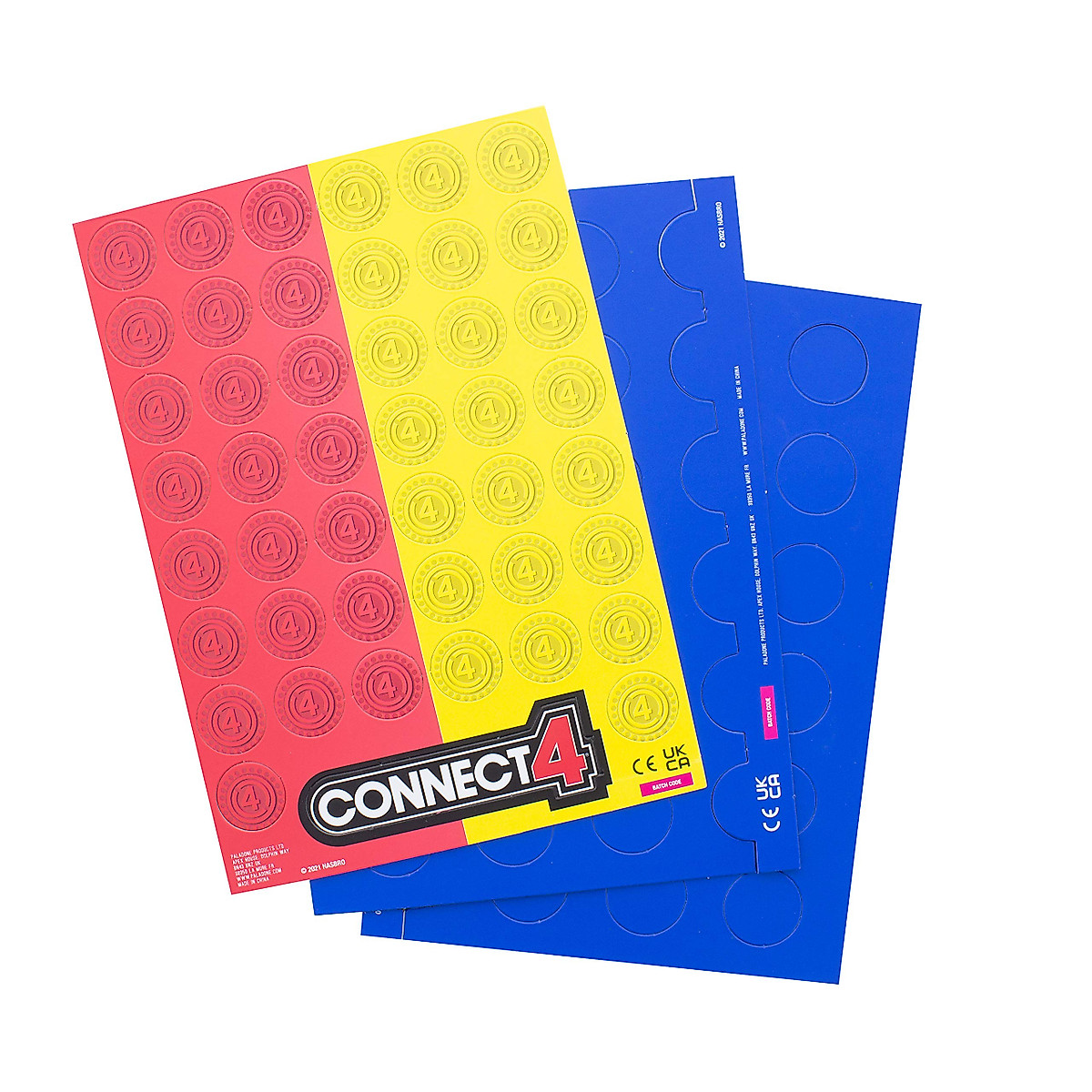 Paladone Connect 4 Fridge Magnet Game, Includes 47 Refrigerator Magnets