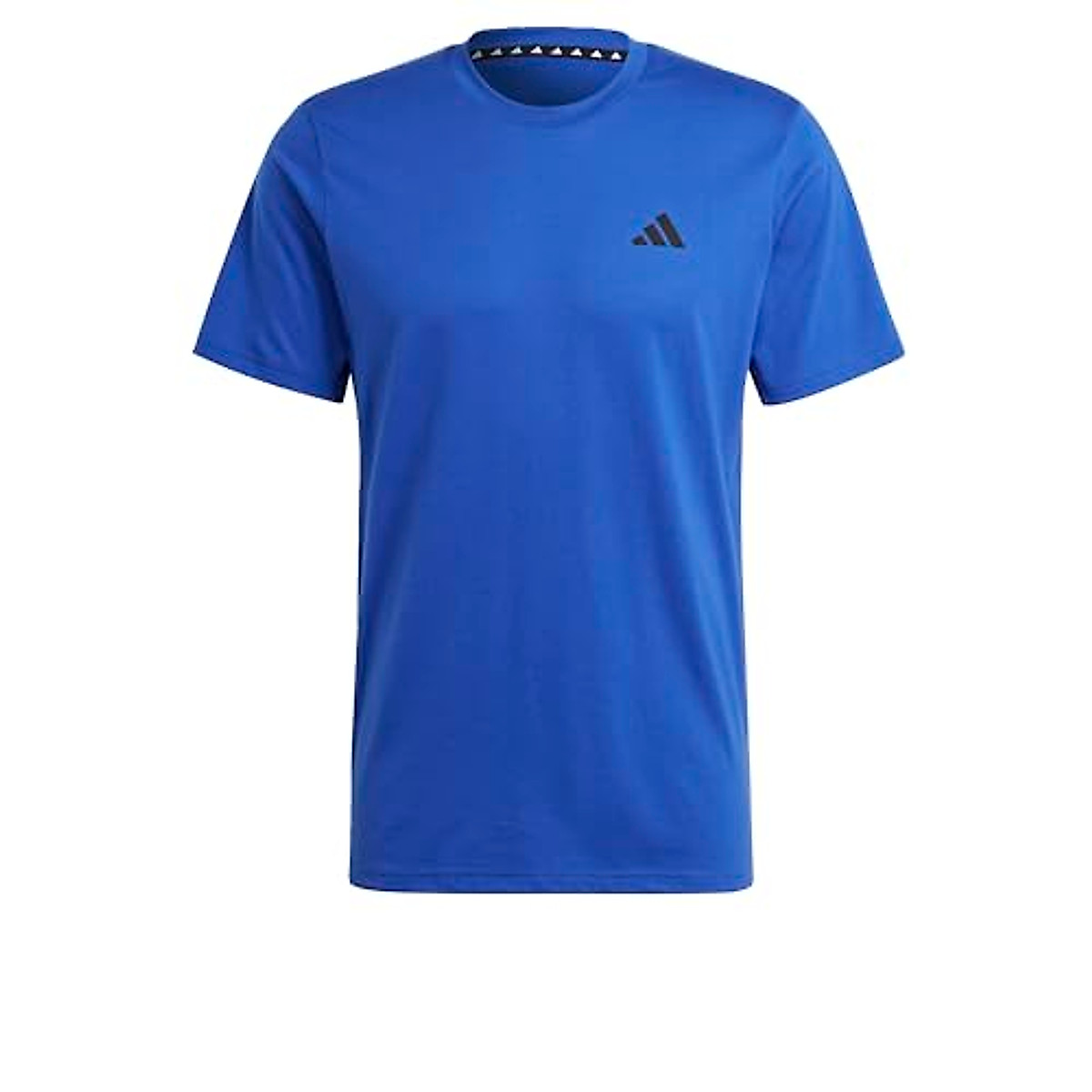 adidas Men's Essentials Feel Ready Training T-Shirt, Lucid Blue/Semi Lucid Blue/Black, Large