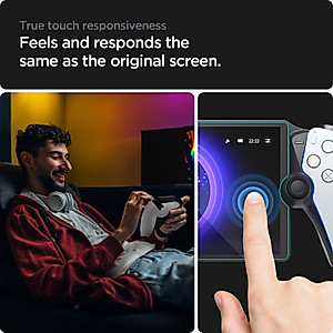 Spigen Tempered Glass Screen Protector [GlasTR EZ FIT] designed for PlayStation Portal Remote Player - 1 Pack