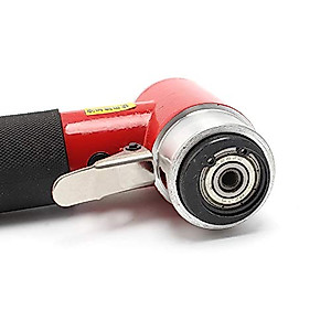 Updated 2inch 3inch Mini Air Sander Mini Orbital Air Sander Air Dual Action Sander Air Polisher Kit for Auto Body Work (Red 2''3''air sander)