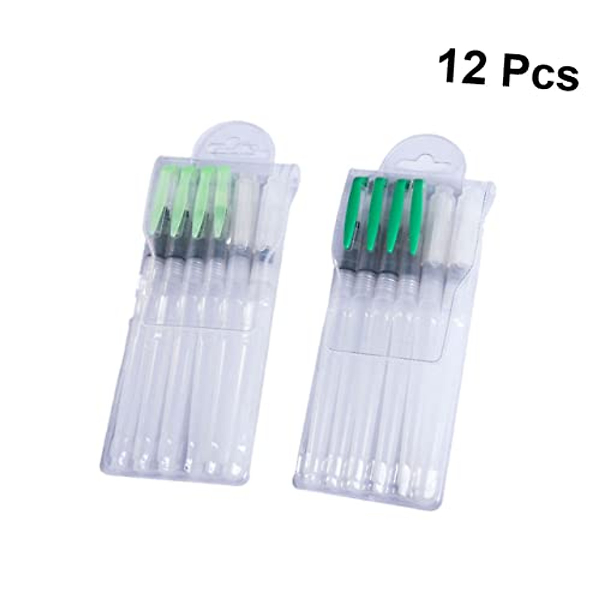 Ciieeo 2 Set/12pcs Back to Art Supplies Powdered Pigment Watercolor Paints for Art Students Water Coloring Brush Pen Water Color Brush Pens Water Brush Pen Student Solid