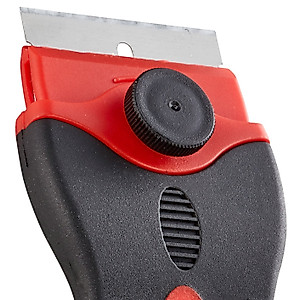 InstallGear Mini Razor Scraper with 1 Heavy Duty Blade | For Home, Automotive, Industrial, and Marine | Scraper Tool | Razor Blade