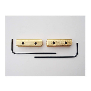 5Afashion Thumb bar,folding hunting knives thumb stud,pack of 2 sets - 1" (brass)