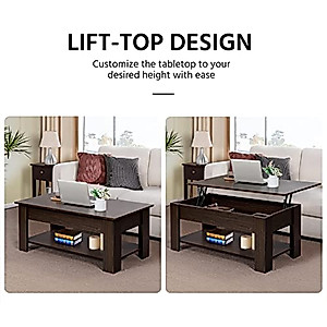 Yaheetech Lift Top Coffee Table
