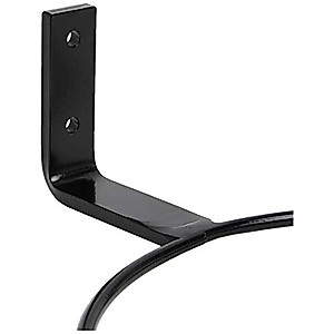 American Garden Works PH-10 Wall Mount Pot Holder, 10", Black