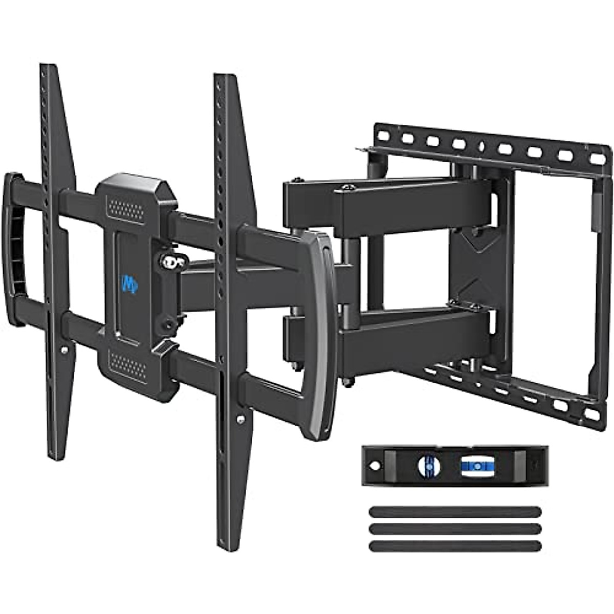 Mounting Dream TV Mount for Most 42-75 inch Flat Screen TVs Up to 100 lbs, Full Motion TV Wall Mount with Swivel Articulating 6 Arms, TV Wall Mounts Fit 12'', 16” Wood Studs, Max VESA 600x400mm