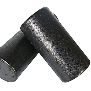 NC Foam Roller EPP Exercise Foam Roller High-Density Round Foam Roller Extra Firm High Density Foam Roller for Exercise, Massage, Muscle Recovery 12", 18", 24", 36" (Black, 12")