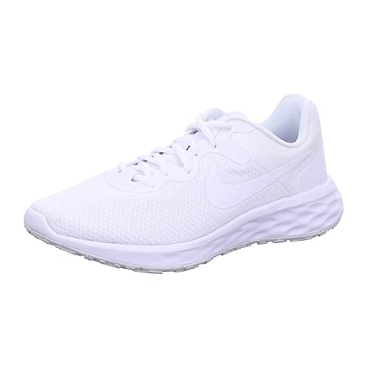 Nike Revolution 6 NN Mens Running Shoes, White/White-White, 9 M US