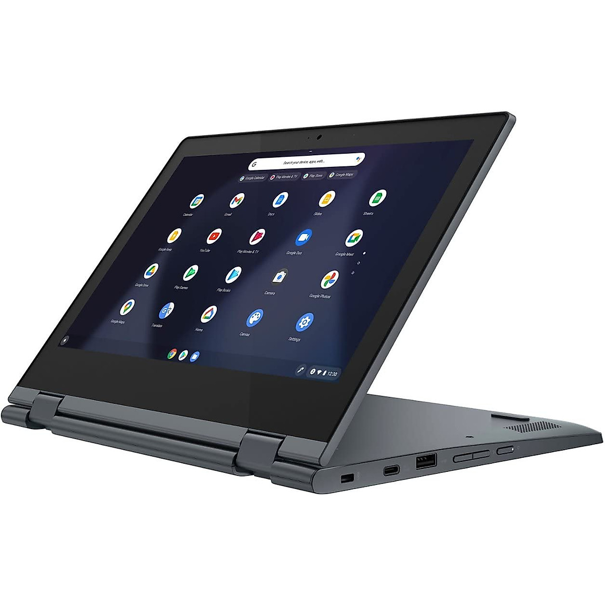 Lenovo Flex 3 Chromebook 11.6" HD 2-in-1 Touchscreen Laptop, Intel Celeron N4020, 4GB RAM, 64GB eMMC, Abyss Blue