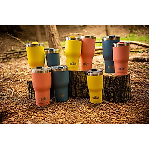 Beast 30 oz Tumbler Stainless Steel Vacuum Insulated Coffee Ice Cup Double Wall Travel Flask (Blossom Pink)