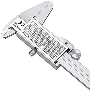Neoteck 8 inch Digital Caliper and Feeler Gauge Set, Stainless Steel Electronic Vernier Caliper Measuring Tool Fractions/Inch/Metric Conversion Large LCD Screen