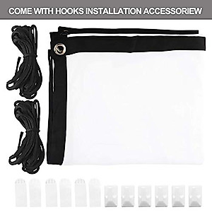 Projector Screen HD Premium Wrinkle-Free Portable Screen 100 inch 16:9 4K StayTrue - Indoor and Outdoor Projection Movie Screen for Movie or Office Presentation Home Theater