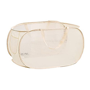 VALINK Mesh Popup Laundry Hamper,Popup Mesh Laundry Basket,for Washing Storage,Kids Room,Dorm or Travel