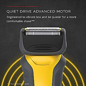 Remington Virtually Indestructible Foil Shaver 5100 PF7855, Yellow