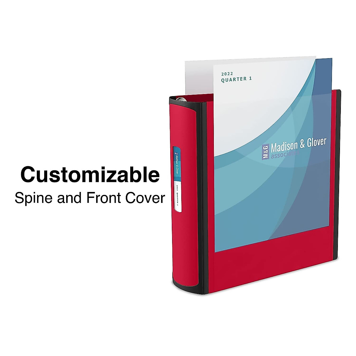 Staples 1618291 Better 4-Inch 3 Ring View Binder Red