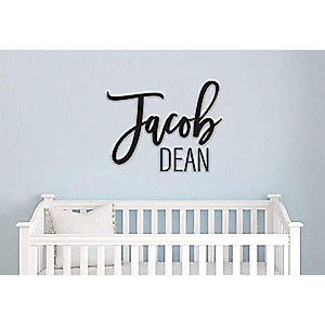 Custom Name Sign - Baby Nursery Signs - Personalized Name Decor, Wooden Wall Decorations