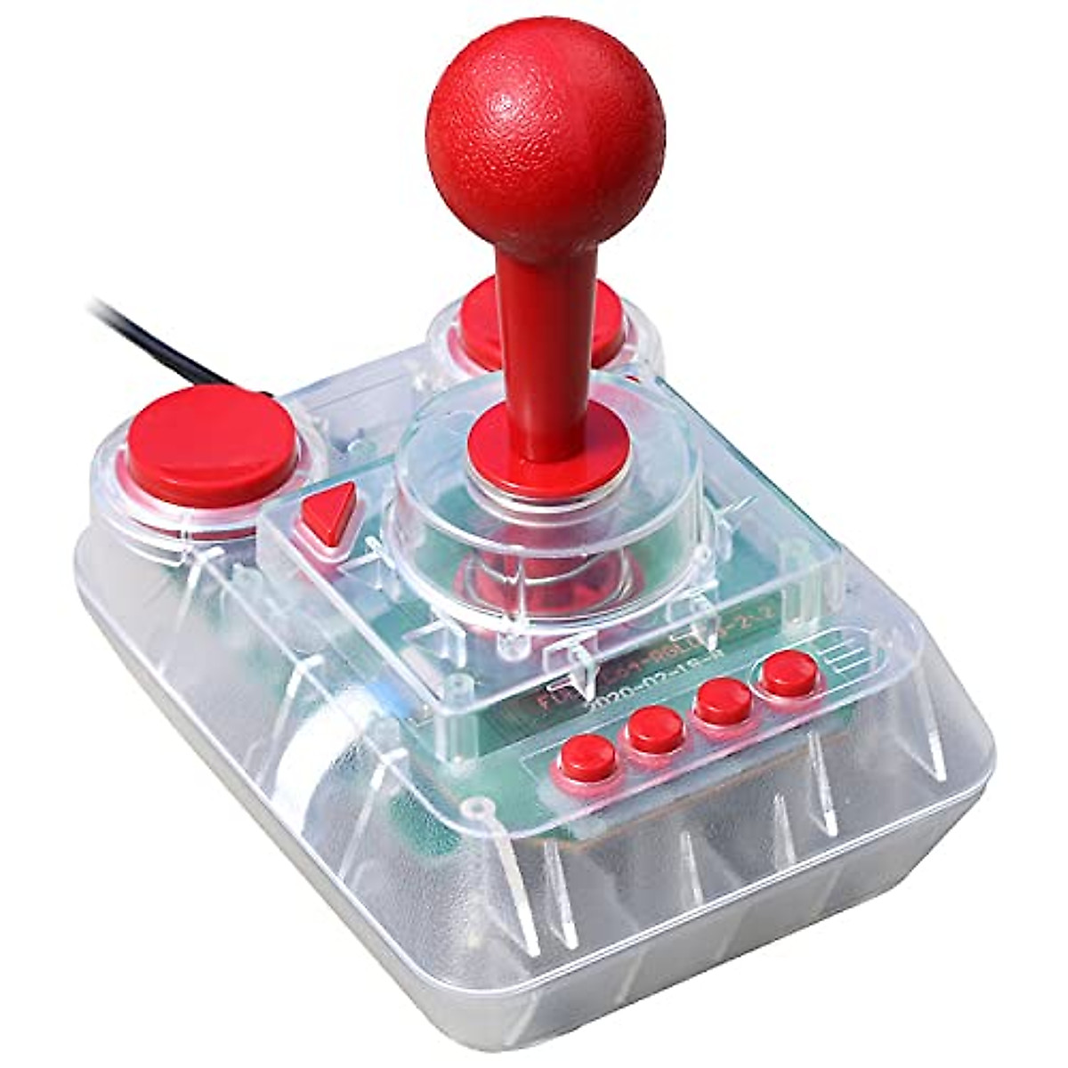The C64 Micro Switch Joystick - Clear (Electronic Games)