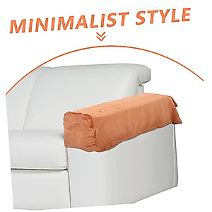 VICASKY Elastic Camel Sofa Arm Rest Covers 2 Pack Universal Armrest Protectors Comfortable Elastic Covers for Chairs Sofas