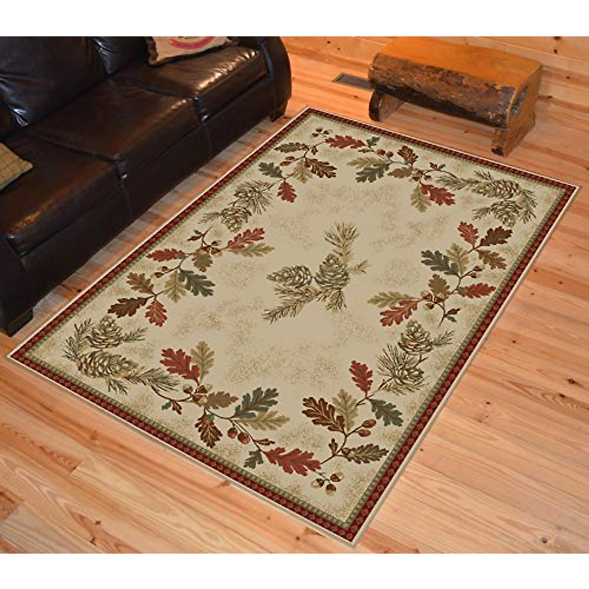Mayberry Rugs Oak Mountain Area Rug, 2 ft 3 in x 7 ft 7 in, Beige