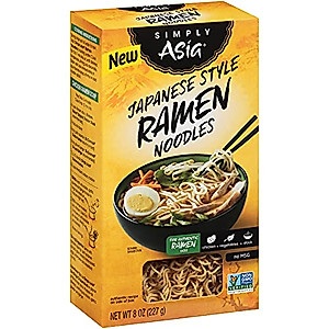 Simply Asia Japanese Style Ramen Noodles, 8 oz (Pack of 6)