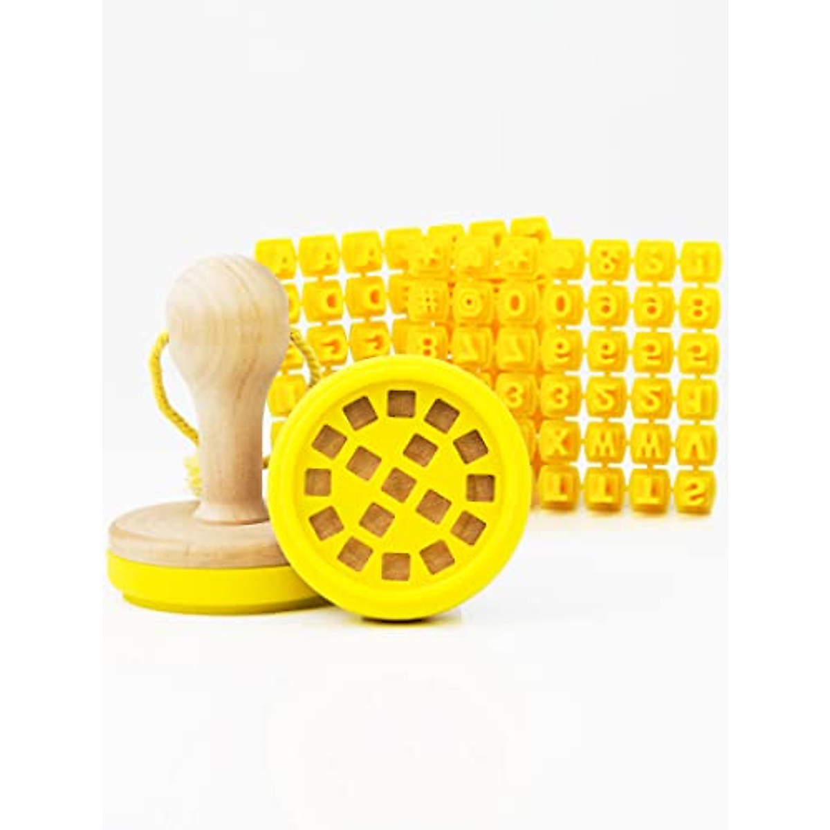 Suck UK Customisable Cookie Stamp Alphabet Cookie Cutters Personalized Cookie Stamp For Baking Silicone Baking Molds & Cookie Decorating Supplies Cookie Press Baking Kit & Baking Gifts