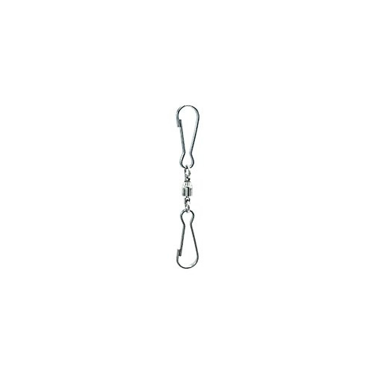 LGEGE Accessories for Wind Spinner, 5 PCS Smooth Spinning Dual Clip Swivels Wind Spinner Hangers Spiral Tails Twisters Wind Socks, for Spinning Windsocks, Kites, Flower Pots, Bird Feeders, Flags