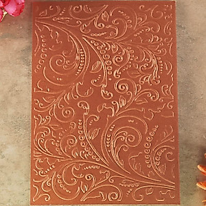 DDOUJOY Leaves Berry Plastic Embossing Folders for Card Making Scrapbooking and Other Paper Crafts 2101003
