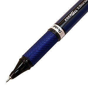 Pentel Energel Euro Ballpoint Pen, 0.35mm Needle Tip, Black Ink (BLN23-A)