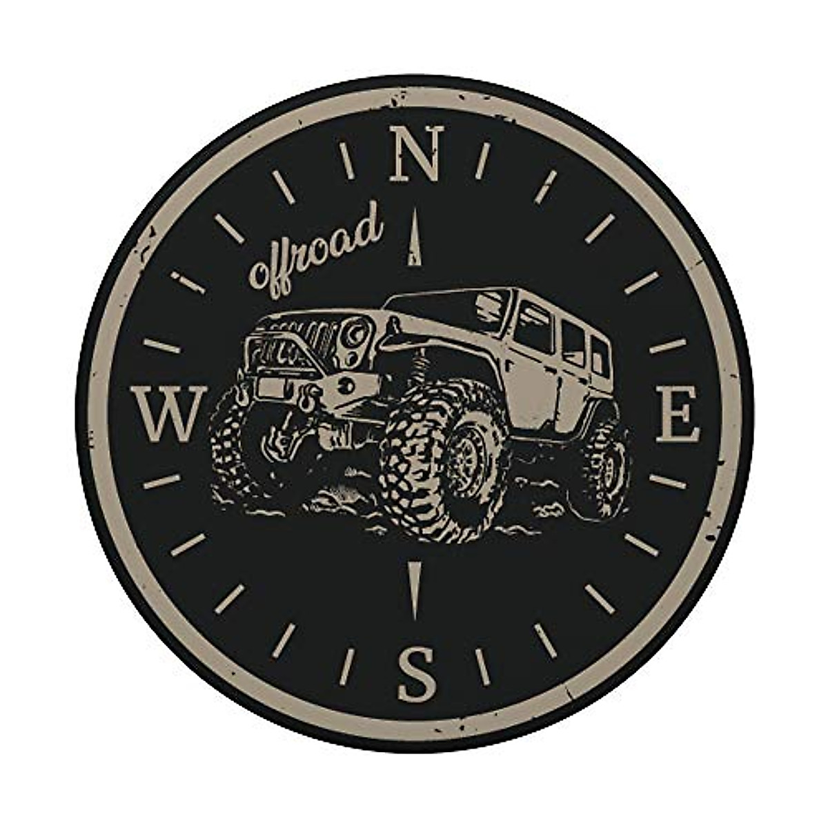 Vintage Retro Off Road Adventure | 4x4 Mudding PopSockets Swappable PopGrip