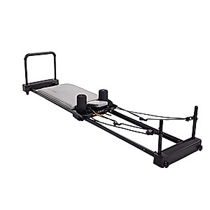 AeroPilates Home Studio Reformer 393 | All-in-One Pilates Home Workout System | No Extra Equipment Needed | Includes 5 Workout DVDs