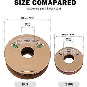 Silk PLA Filament 1.75mm for 3D Printer -ERYONE Silk Dual/tri Color Shiny PLA Dimensional Accuracy +/- 0.03 mm 3D Printing Filament 250g*4 Spools