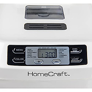 Programmable 2 Lb. Breadmaker With Auto Fruit Nut Dispenser White