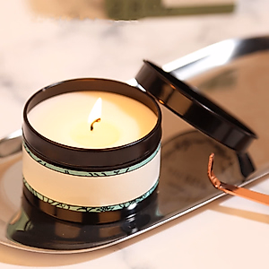 Frcctre 24 Pack Candle Tin, 8 Oz Black Metal Candle Jar with Lid, Bulk Candle Jar Candle Containers for DIY Candle Making, Arts, Crafts, Storage and Gifts