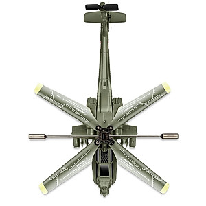 POCO DIVO Apache AH-64 Helicopter RC Flight Infrared 3CH AH64 S109 Gyro Military Aircraft Model S109G