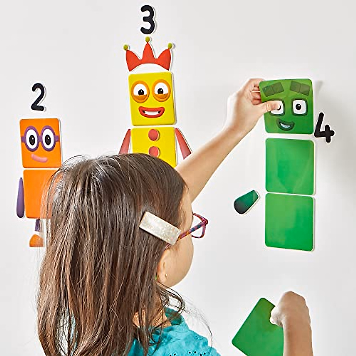 hand2mind Numberblocks Reusable Clings, Numberblocks Characters Decals, Classroom Supplies for Teachers Elementary, Numberblocks Decorations, Removable Decals, Math Gifts for Teachers