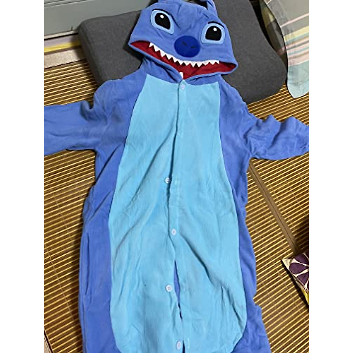 Halloween Animal onesie pajamas for adults stitch onesie cosplay costume homewear Blue, S